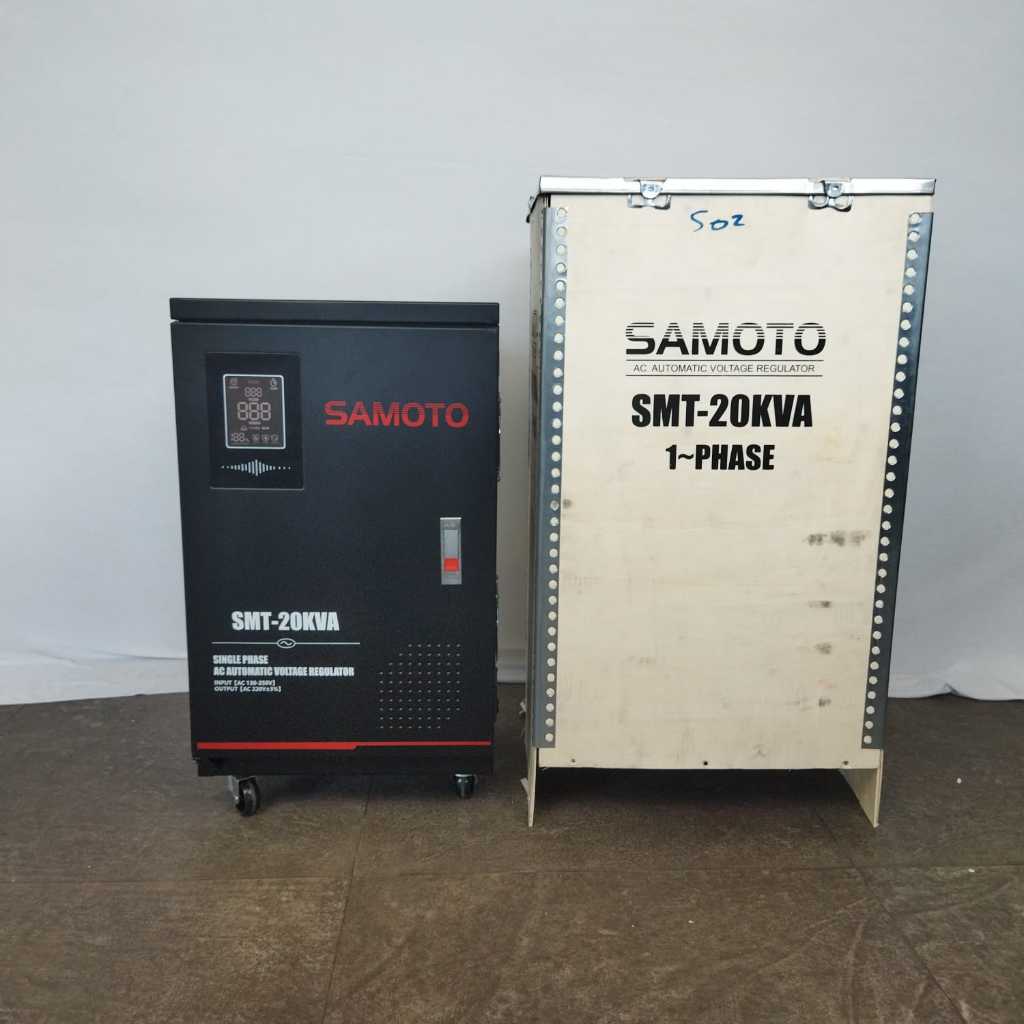 Jual SAMOTO Stabilizer Single Phase 20.000VA - Stabilizer Listrik ...