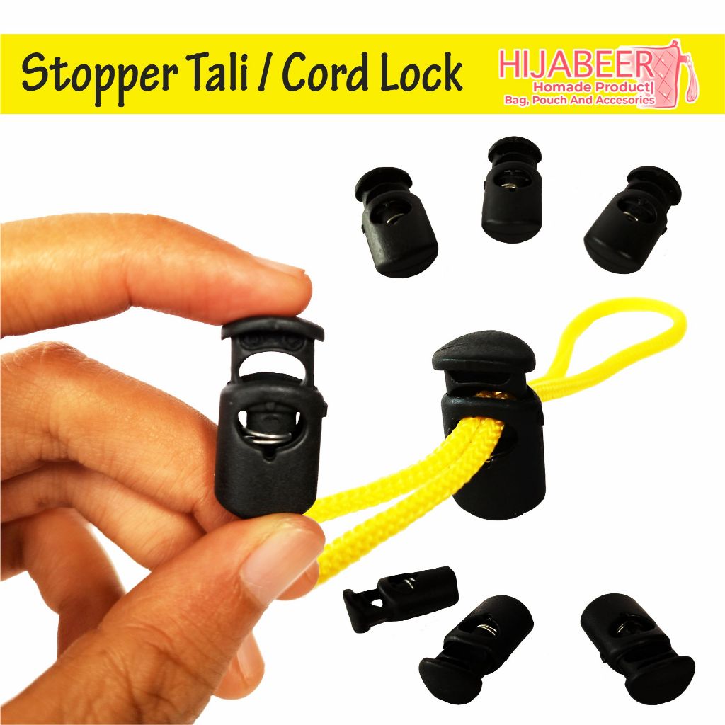 Jual Stopper Tali Bentuk Botol/Model Botol/Cord Lock Talikur Karet Stop ...