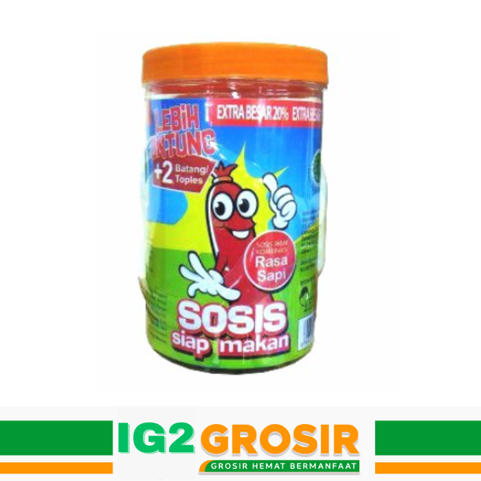 Jual So Nice Sapi 1 Toples isi 24 pcs Sosis Siap Makan Enak Rasanya ...