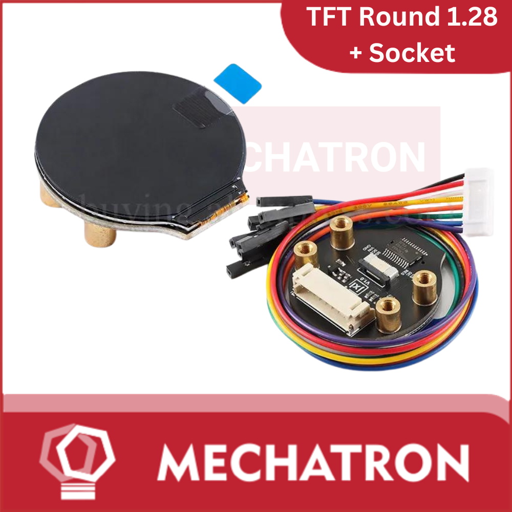 Jual TFT Round Socket Display 1.28 Inch LCD Module RGB 240*240 GC9A01 ...