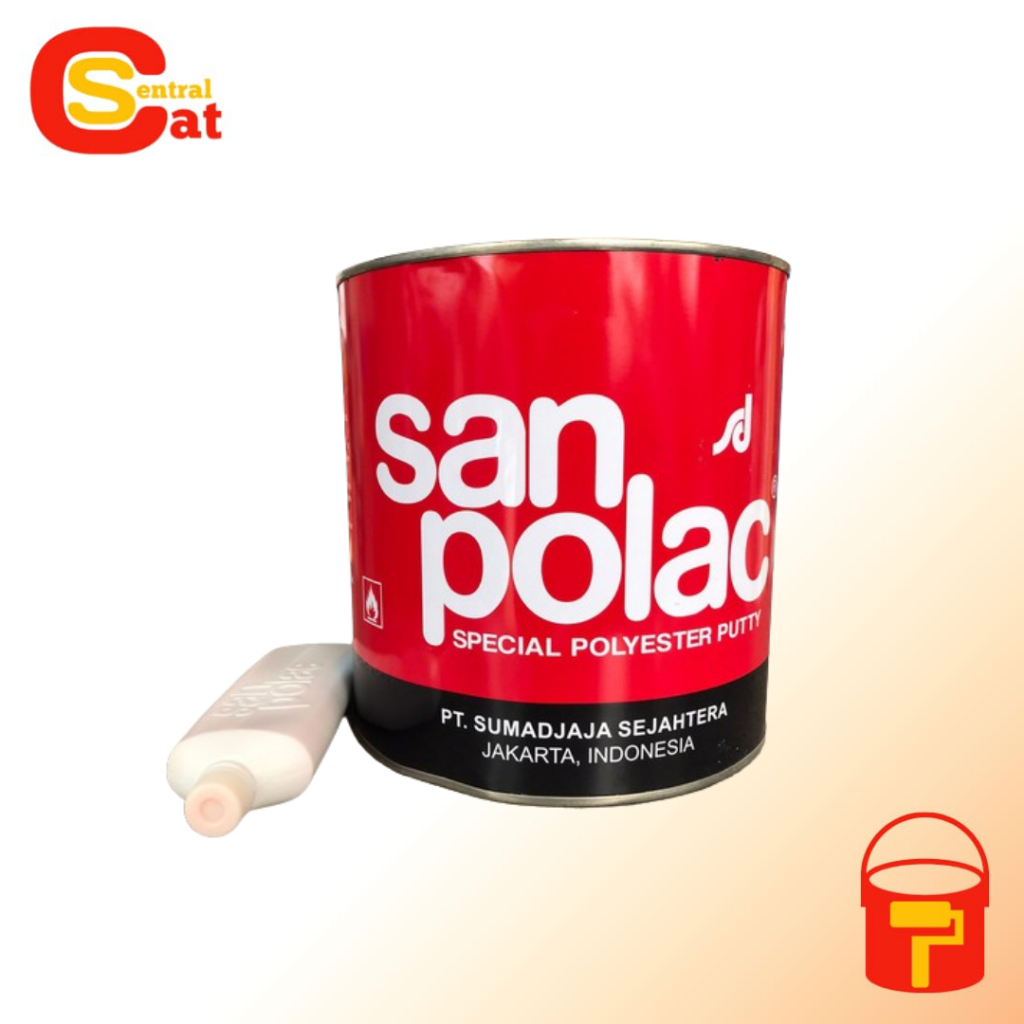 Jual Dempul San Polac Galon 4kg / Dempul San Polac 2K | Shopee Indonesia