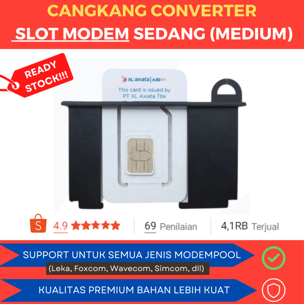 Jual ADAPTER CANGKANG CONVERTER KARTU SIMCARD BARU UNTUK SLOT BESAR ...