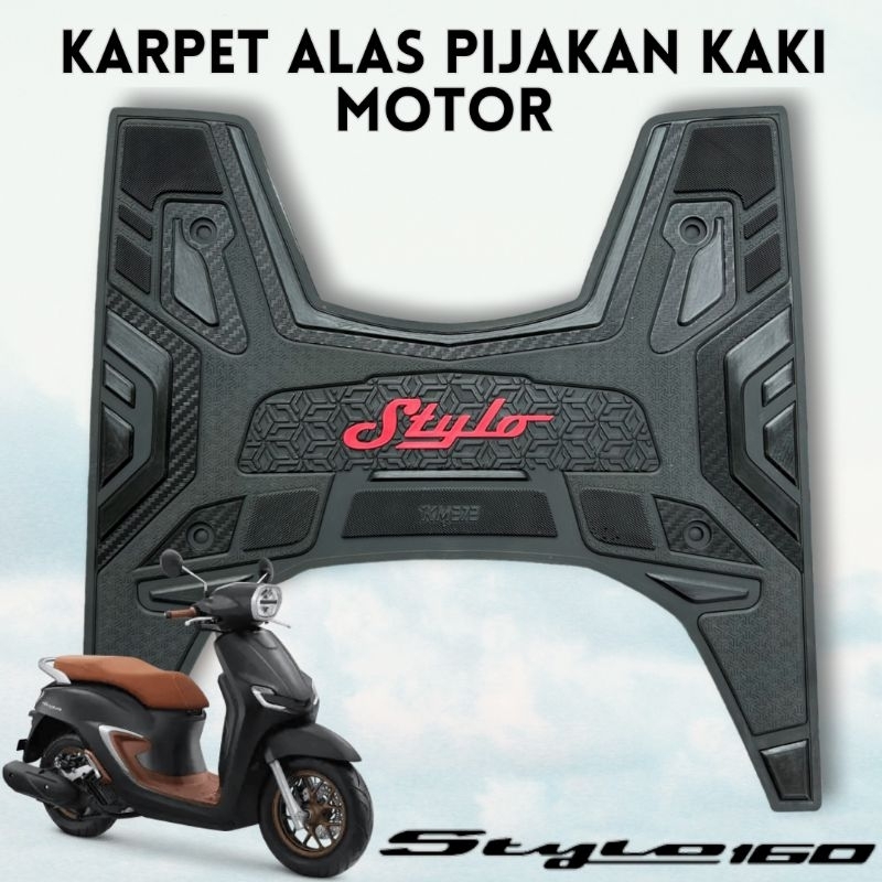 Jual PIJAKAN MOTOR HONDA STYLO 160 KARPET HONDA STYLO 160 ALAS KAKI STYLO 160 AKSESORIS VARIASI ...