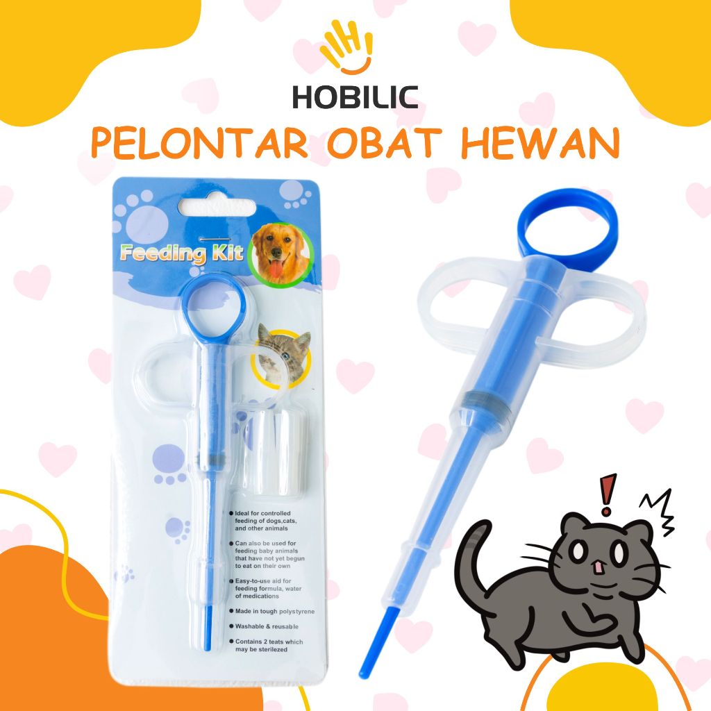 Jual Pet Feeding Kit Pelontar Pil Pelontar Obat Hewan Alat Pelontar ...