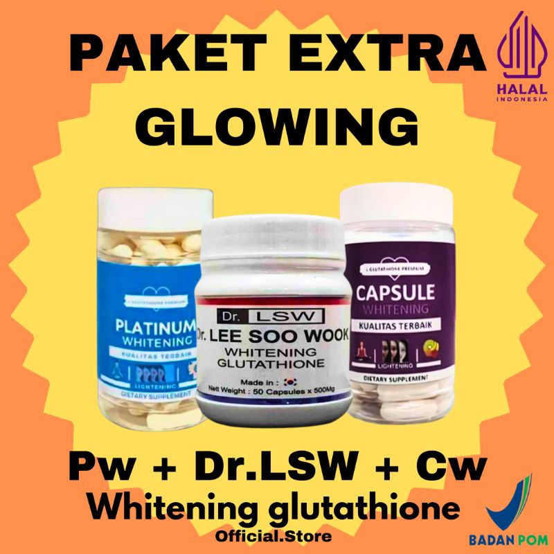 Jual [ PAKET GLOWING ] EXTRA WHITENING PEMUTIH BADAN | Dr.Lee Soo Wook ...