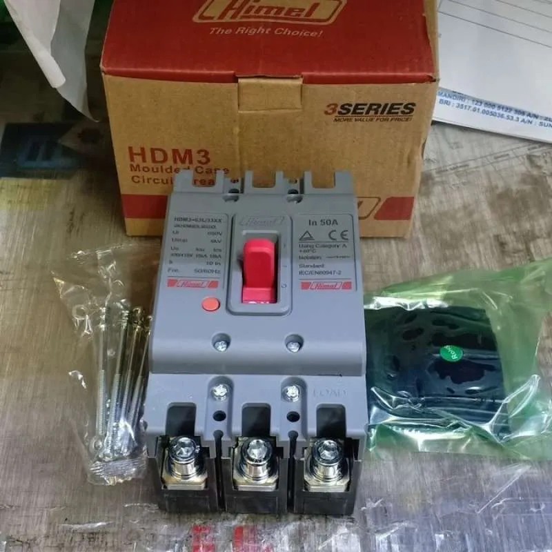 Jual MCCB Himel 3P 18kA HDM3 40A 32A 50A 63A | Shopee Indonesia