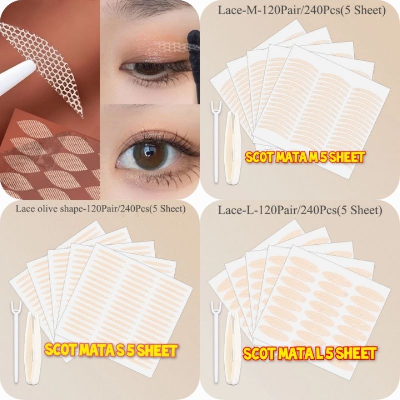 Jual Skot mata jaring /eyelid tape /scot mata | Shopee Indonesia