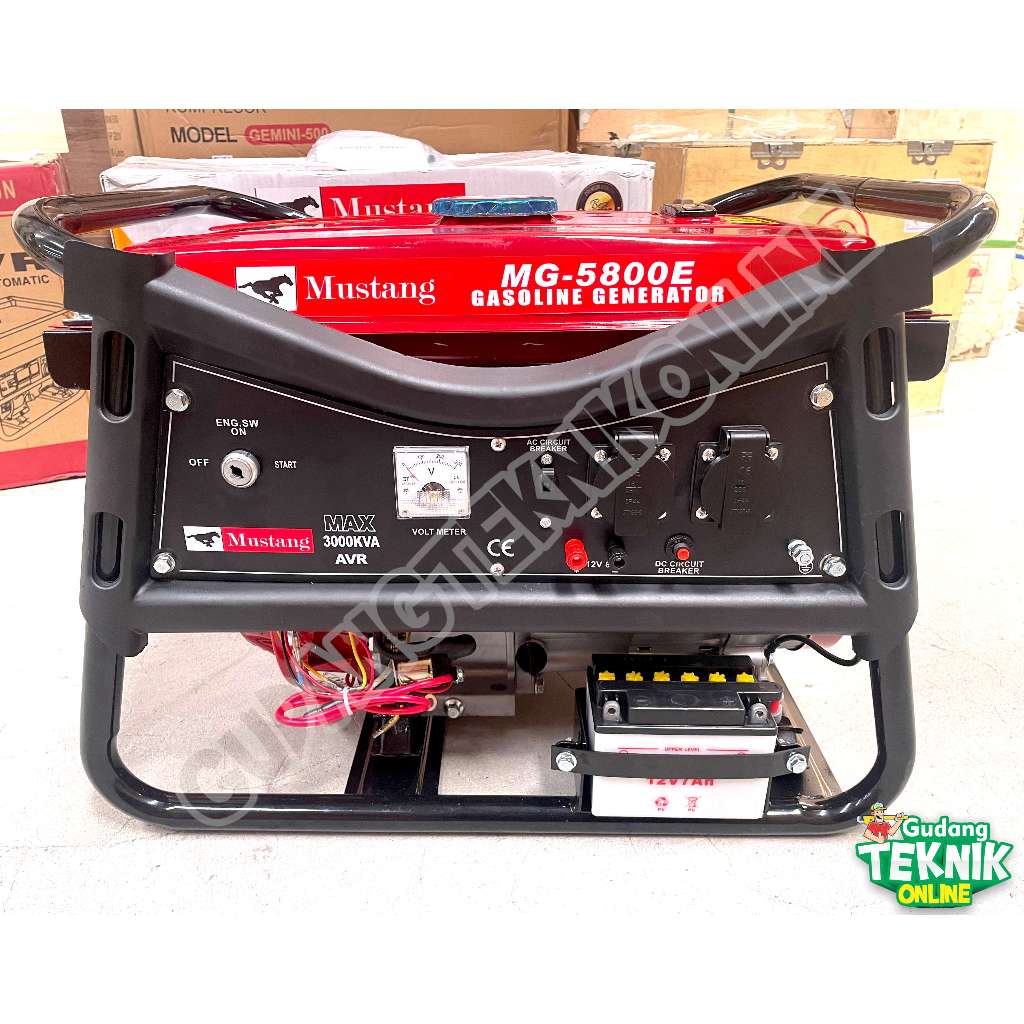 Jual Genset MUSTANG MG5800E 2200Watt / Power Generator 2200W MG 5800 ...