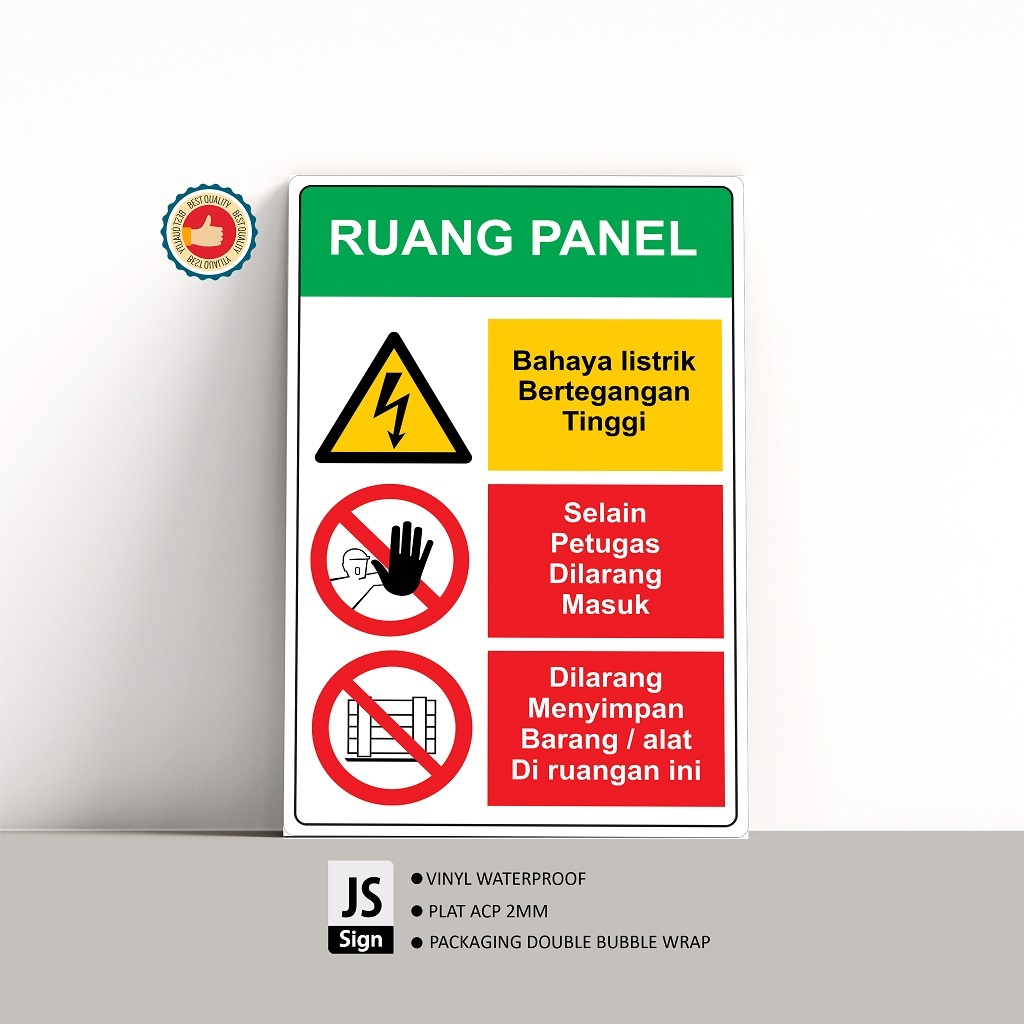 Jual SAFETYSIGN K3 - AREA PANEL + PLAT 2MM | Shopee Indonesia