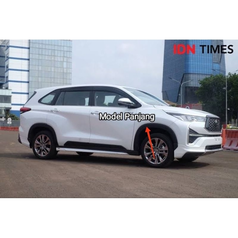 Jual Bodykit Spoiler Over Fender Innova Zenix Original Toyota | Shopee ...