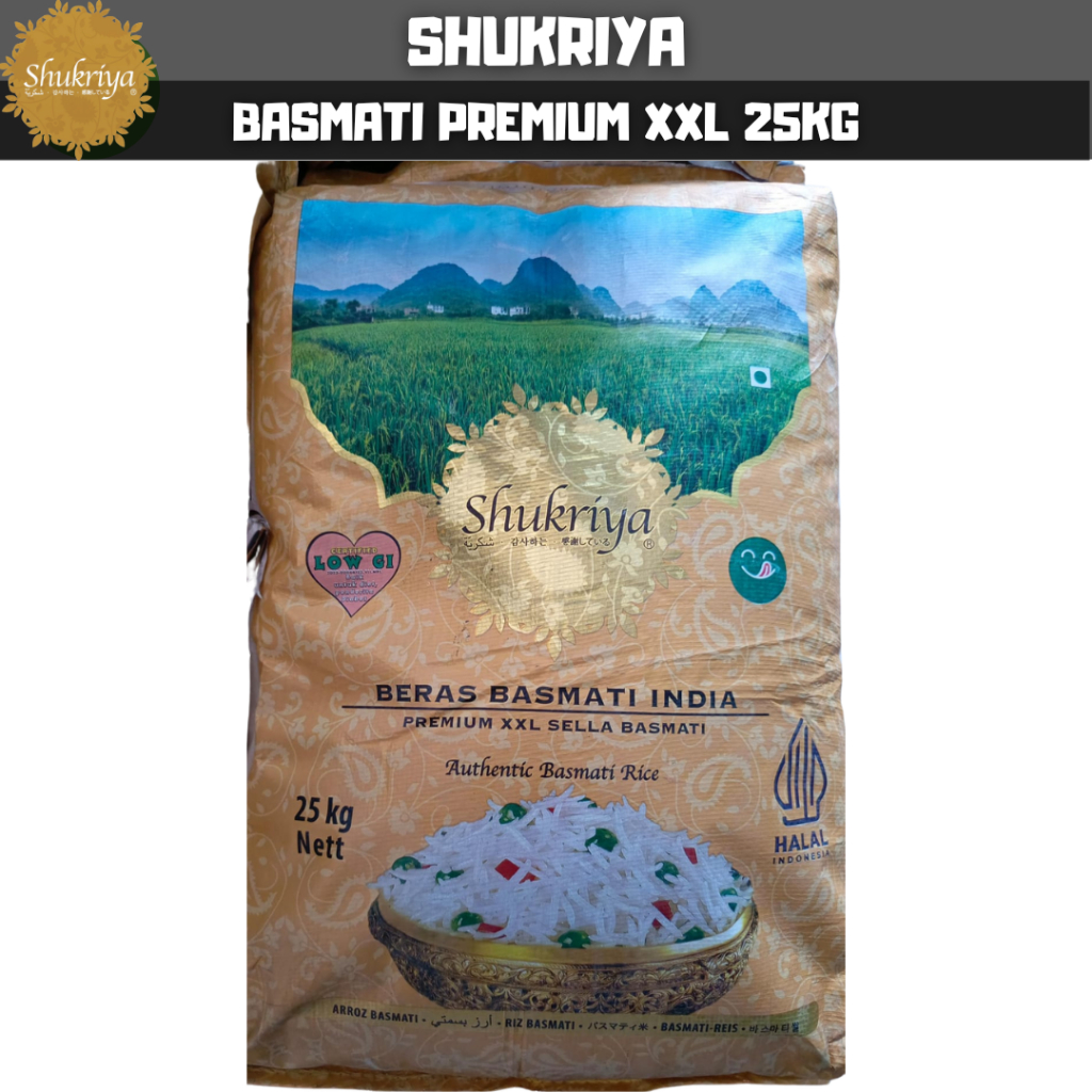 Jual Shukriya Basmati Premium XXL 25 KG | Shopee Indonesia
