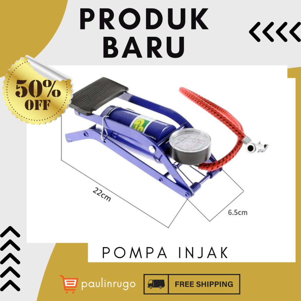 Jual Pompa Injak Kaki Multifungsi untuk Ban Mobil – Efisiensi Tinggi ...