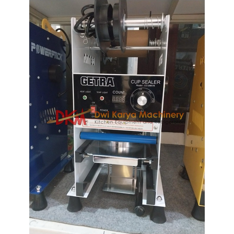 Jual GETRA Cup Sealing Machine ET-D8SM/Cup Sealer Getra ET-D8SM/ Mesin ...