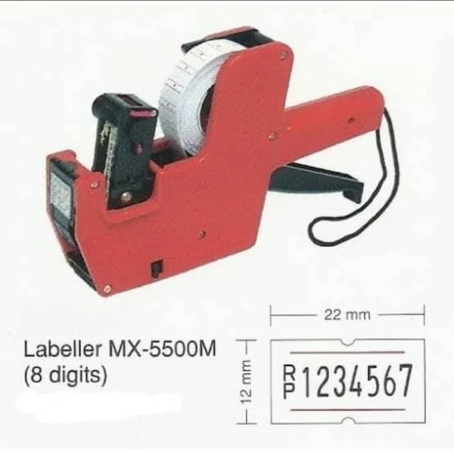 Jual Alat Label Harga Price Labeller Sticker Mx 5500 Murah Stiker Lebel ...
