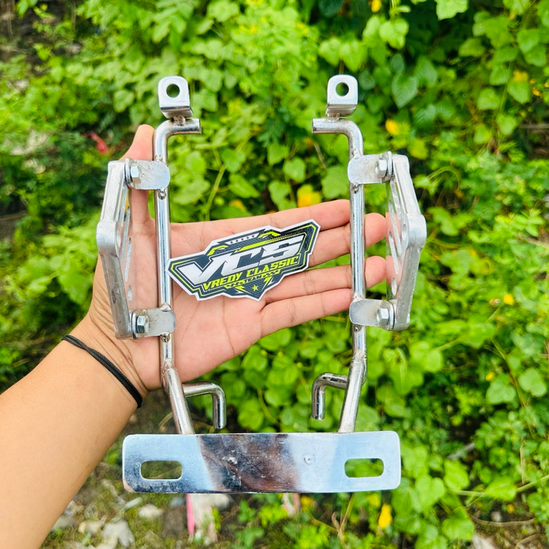 Jual braket lampu MEGAPRO GL PRO MAX tralis lampu set kupingan CNC ...