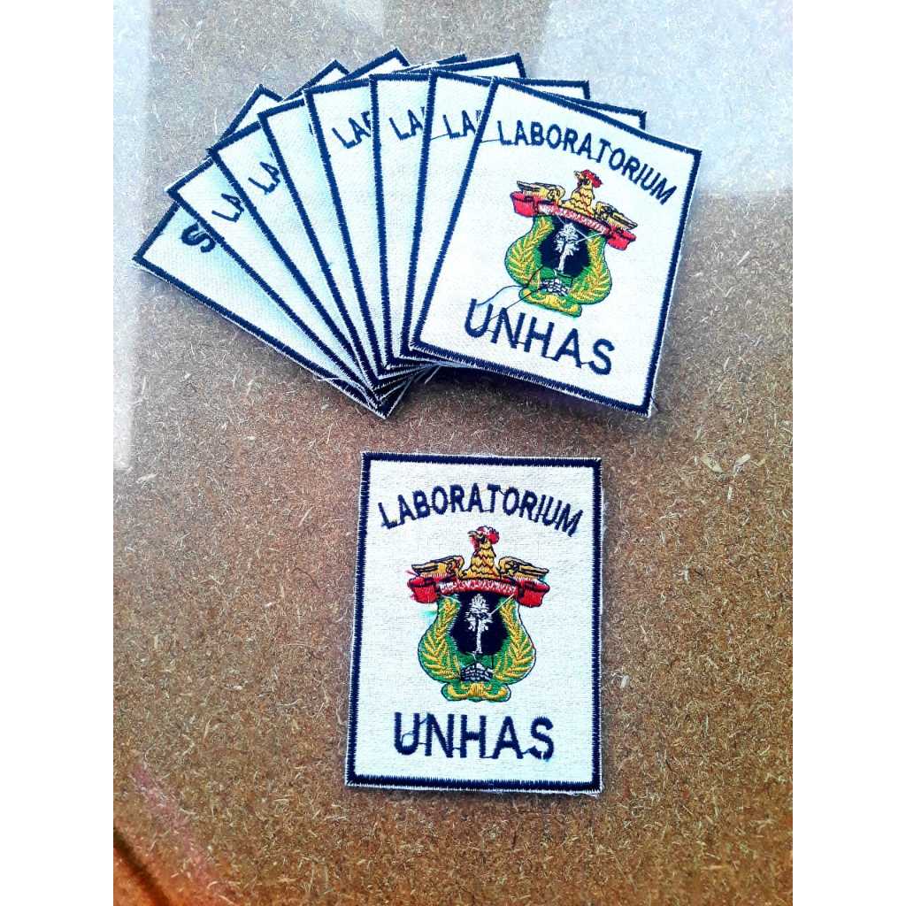 Jual LAMBANG LAB UNHAS | LOGO JAS LAB UNHAS | Shopee Indonesia