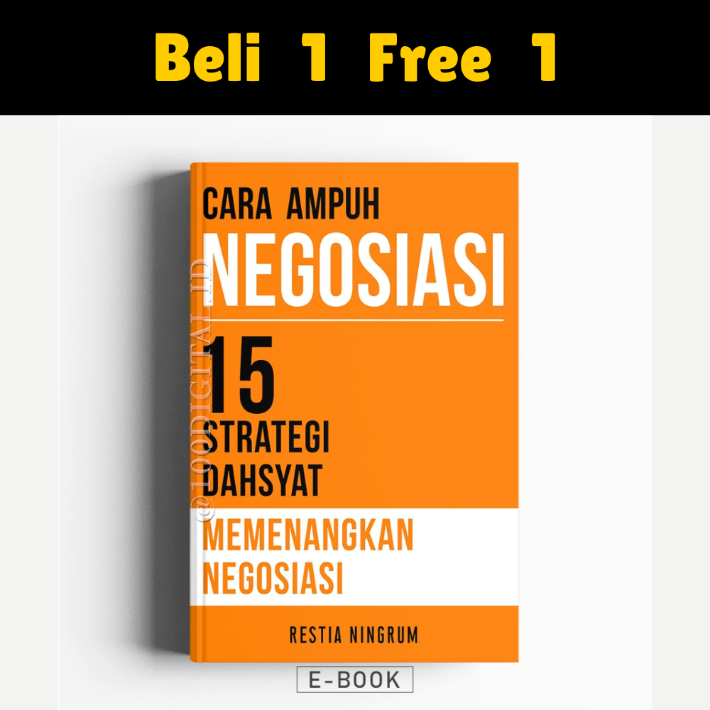 Jual EBOK Buku CARA AMPUH NEGOSIASI | Shopee Indonesia