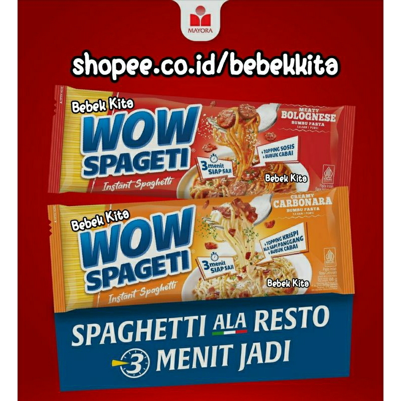Jual Termurah!! Wow Spageti - Instant Spagetti - Free Packing Bubble ...