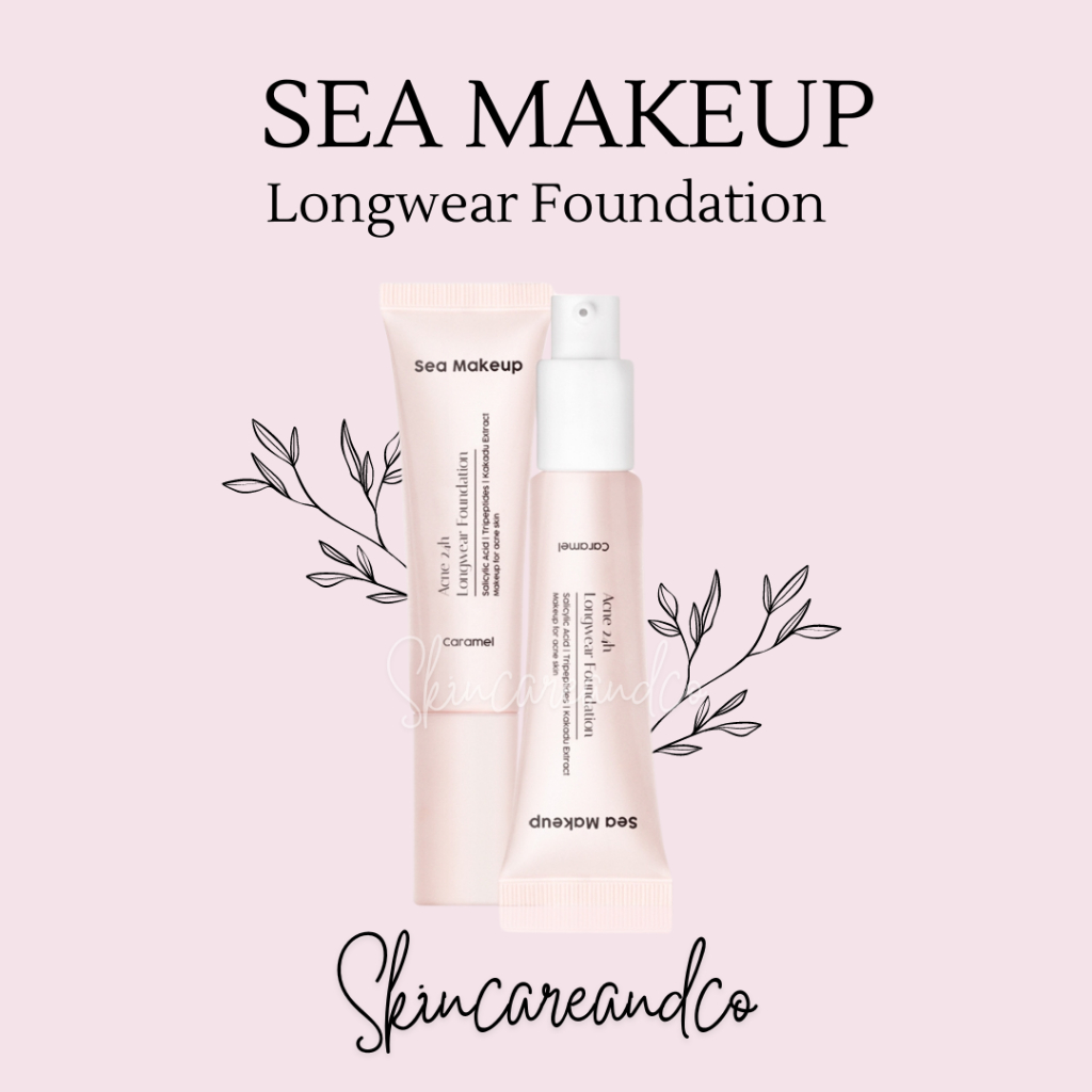Jual Sea Makeup Acne 24h Longwear Foundation Full Coverage with ...