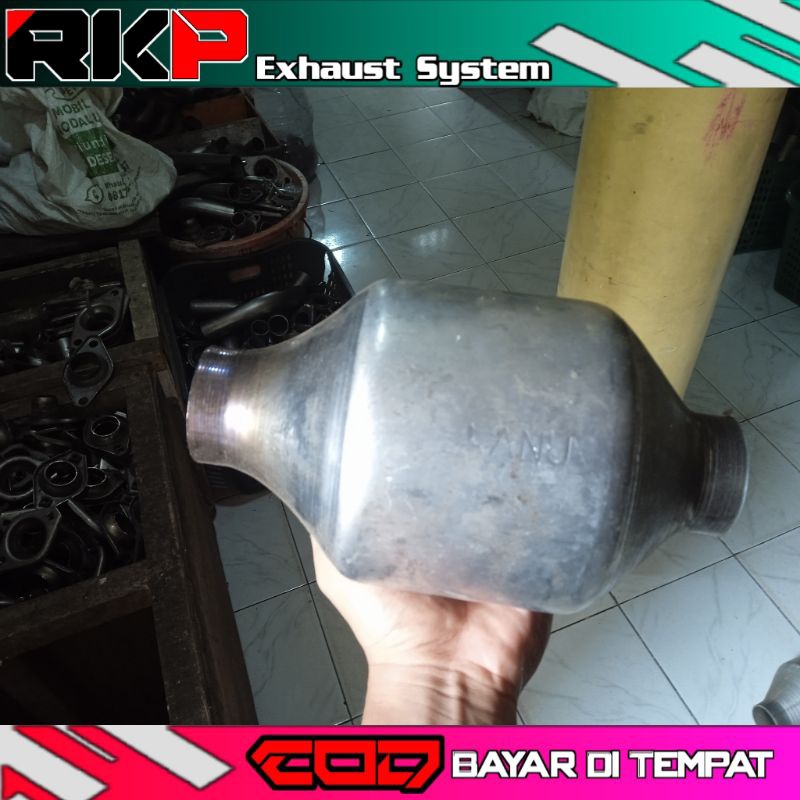 Jual tabung resonator capsul pendek knalpot innova expander reborn ...