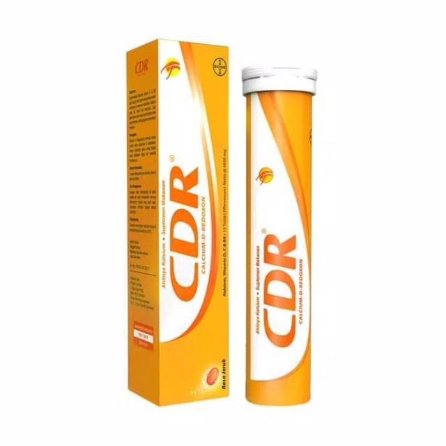 Jual CDR 15 TABLET RASA JERUK MANDARIN TUBE READY HALAL Vitamin C 1000 ...