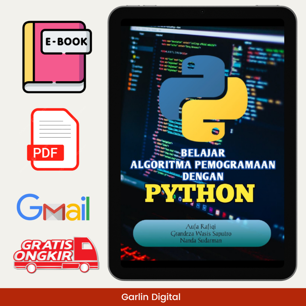 Jual Belajar Algoritma Pemograman dengan PYTHON - 2020 - Pdf - GD90 | Shopee Indonesia