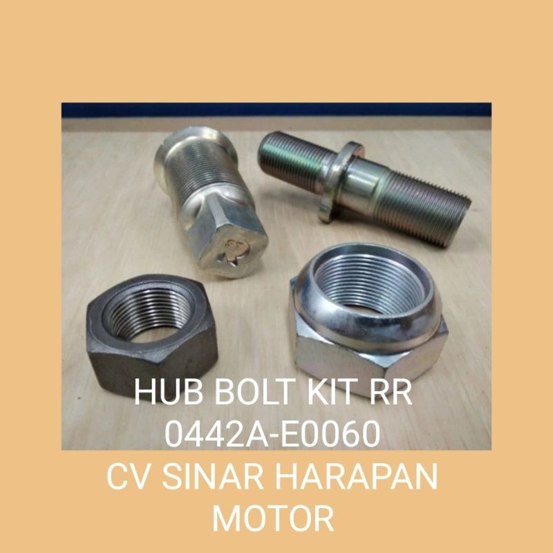 Jual 0442A-E0060 HUB BOLT KIT RR HINO 500 FM FL 260 JD JM REPAIR KIT ...