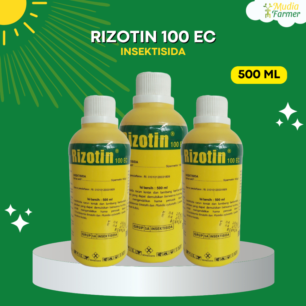 Jual INSEKTISIDA RIZOTIN 100 EC 500 ML | Shopee Indonesia
