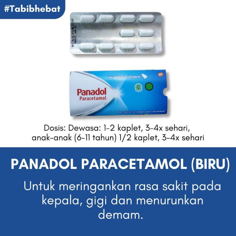 Jual Panadol Paracetamol 1 STRIP (BIRU) | Shopee Indonesia