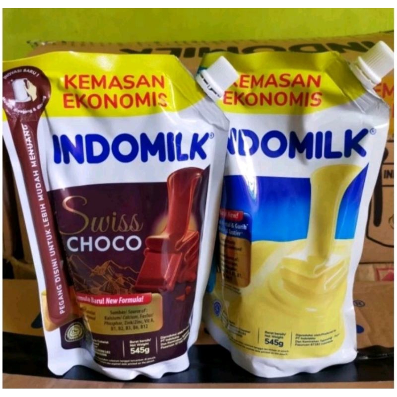 Jual INDOMILK POUCH JUMBO 545g | Shopee Indonesia