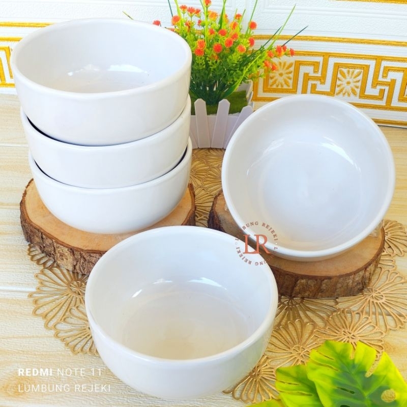 Jual RICE BOWL CERAMIC PORCELEN KOREA STYLE / MANGKOK KERAMIK JEPANG ...