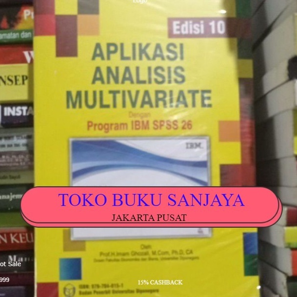 Jual Hemat Aplikasi Analisis Multivariate Dengan Program IBM SPSS 26 edisi 1 by H Imam Ghozali ...