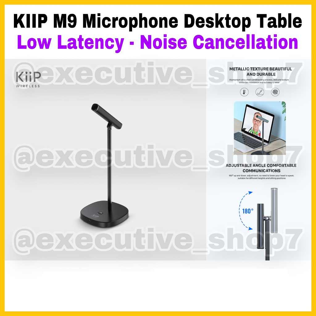 Jual KIIP M9 Microphone Desktop Table - Low Latency - Noise ...