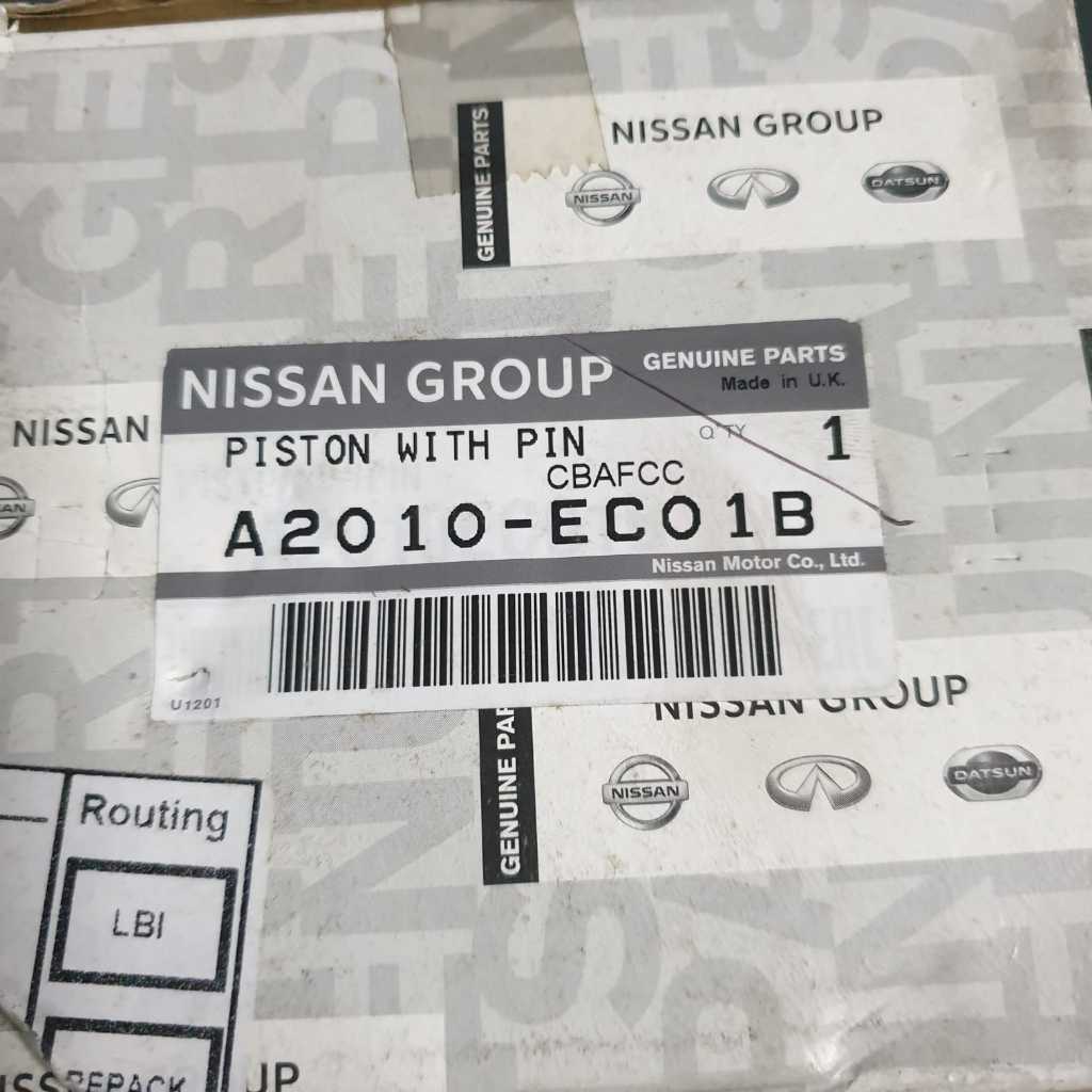 Jual PISTON W/PIN STD GRADE 2 NISSAN NAVARA D40 A2010-EC01B ORIGINAL ...