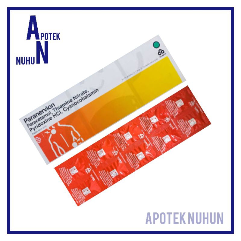 Jual Paranervion Strip 10 Kaplet | Shopee Indonesia