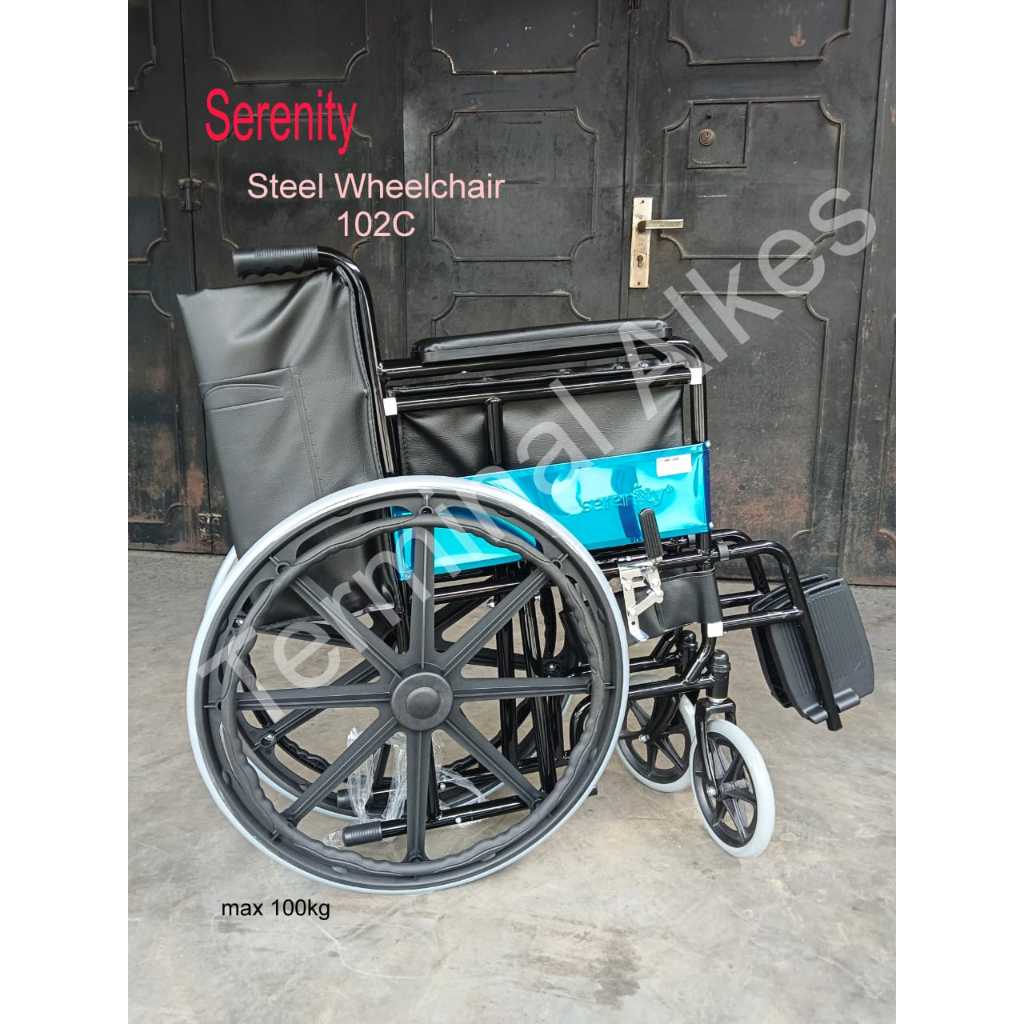 Jual Kursi roda standard Steel Wheelchair Serenity ( Velg Racing ...