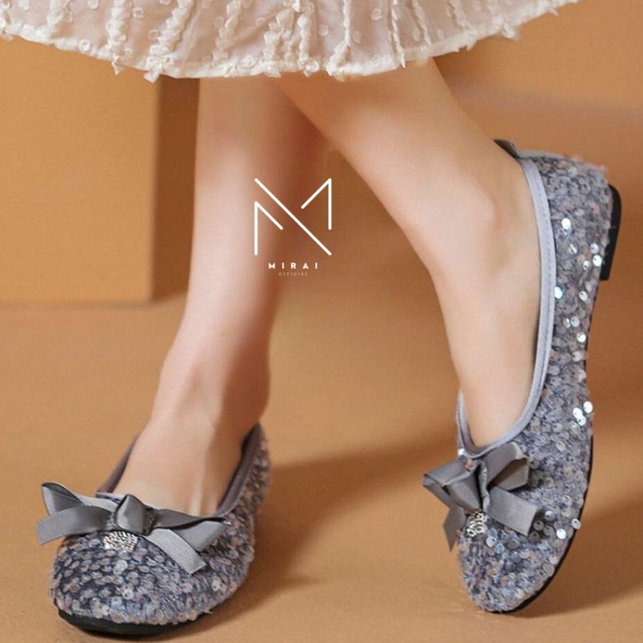 Jual Sepatu Ballerina Flatshoes Wanita Payet Pesta 9060 | Shopee Indonesia