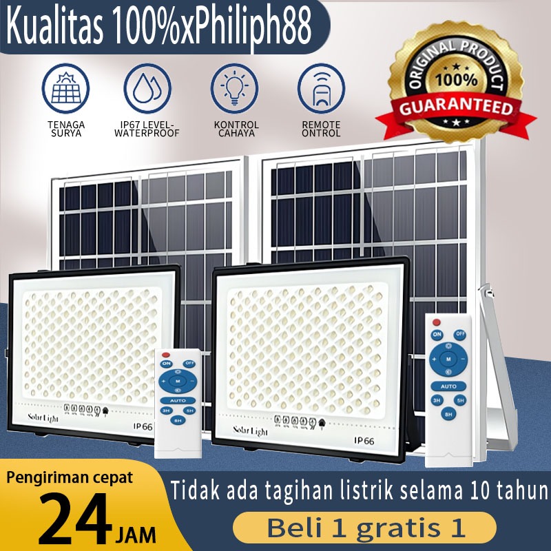 Jual [Beli 1 Gratis 1]Lampu remote control tenaga surya yang tahan lama ...