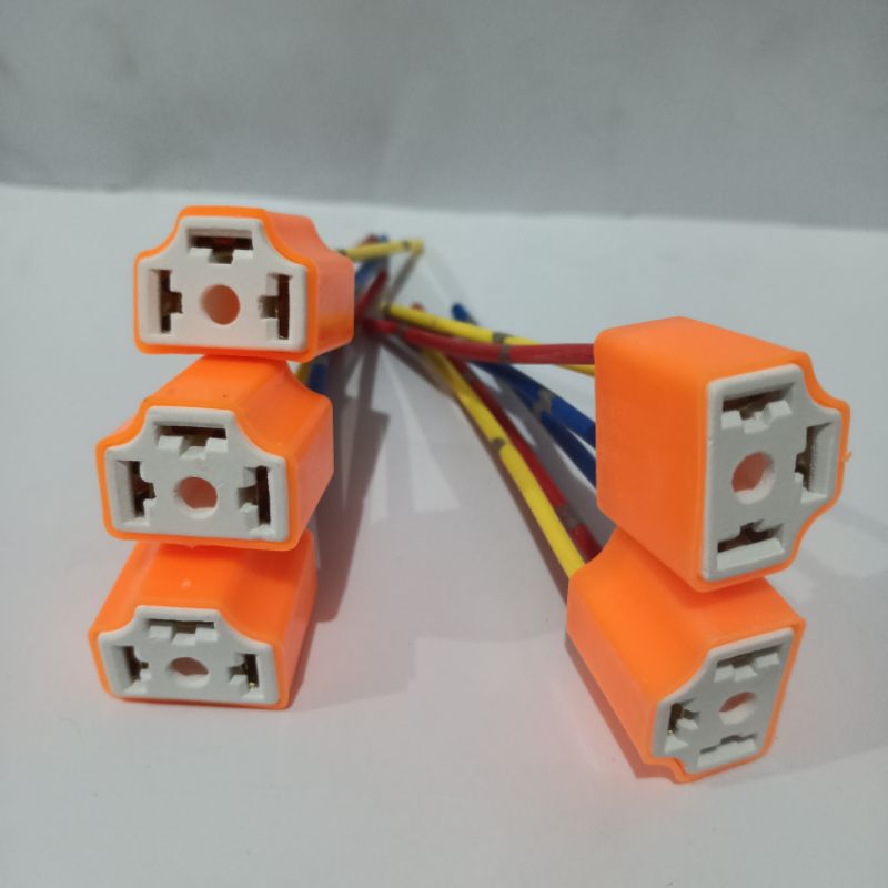 Jual Socket Lampu H4 Keramik Socket k3 | Shopee Indonesia