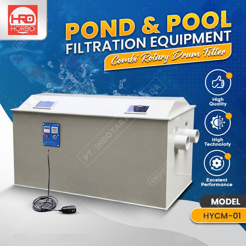 Jual Sistem Filter Drum Kombinasi Kolam Ikan & Kolam Renang HORBO HYCM ...