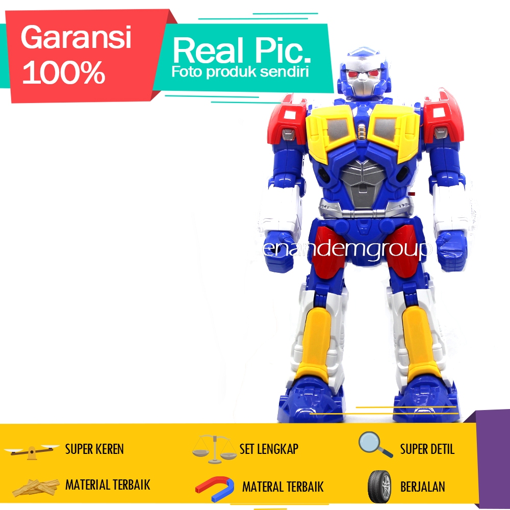 Jual Mainan Edukasi Anak Robot Robotan MegaX Berjalan Bersuara | Shopee ...