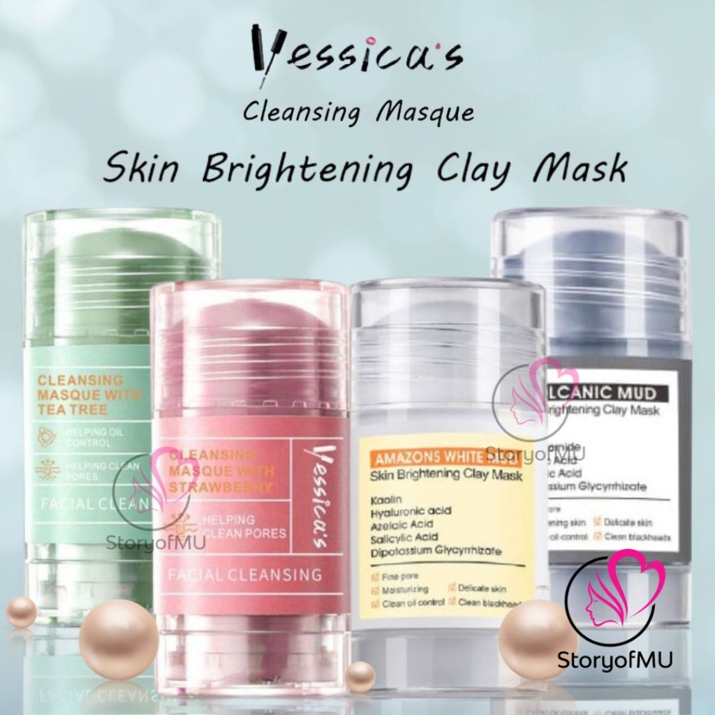 Jual ️ StoryofMU ️ YESSICA's Clay Stick Mask 50gr - Strawberry | Tea ...