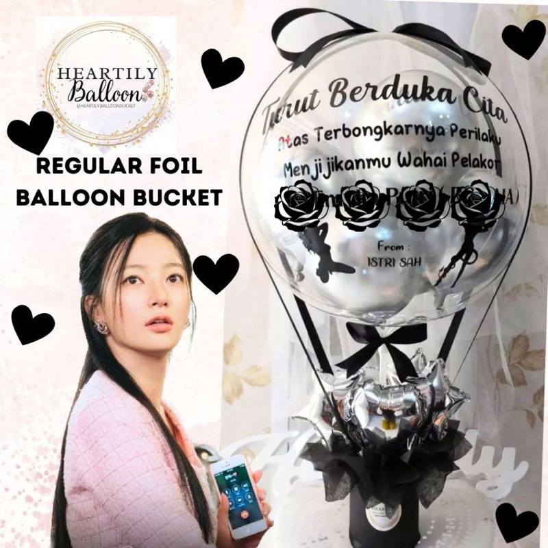 Jual [READY JKT 1 HRI JADI] REGULAR FOILBALLOON BUCKET CONGRATULATION ...
