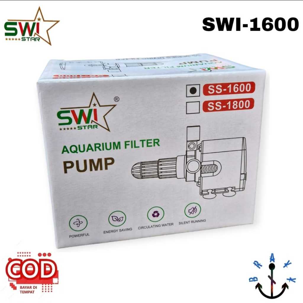 Jual Mesin Pompa Filter Aquarium Aquascape SWI STAR SS 1600 | Shopee Indonesia