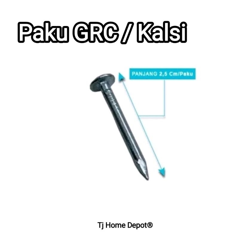 Jual [Eceran] Paku GRC Kalsi Board Nail Size 1" X 14G | Shopee Indonesia