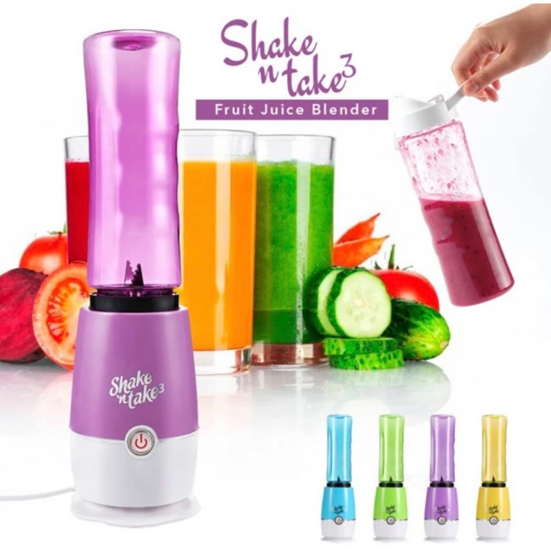 Jual Shake N Take 3 Jus Blender Portable Juicer Blender FREE 2 Botol ...
