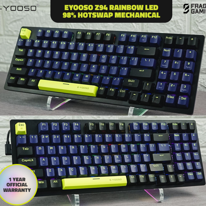 Jual E-YOOSO Z-94 Eyooso Z94 Black Fullsize 98% Mechanical Gaming ...