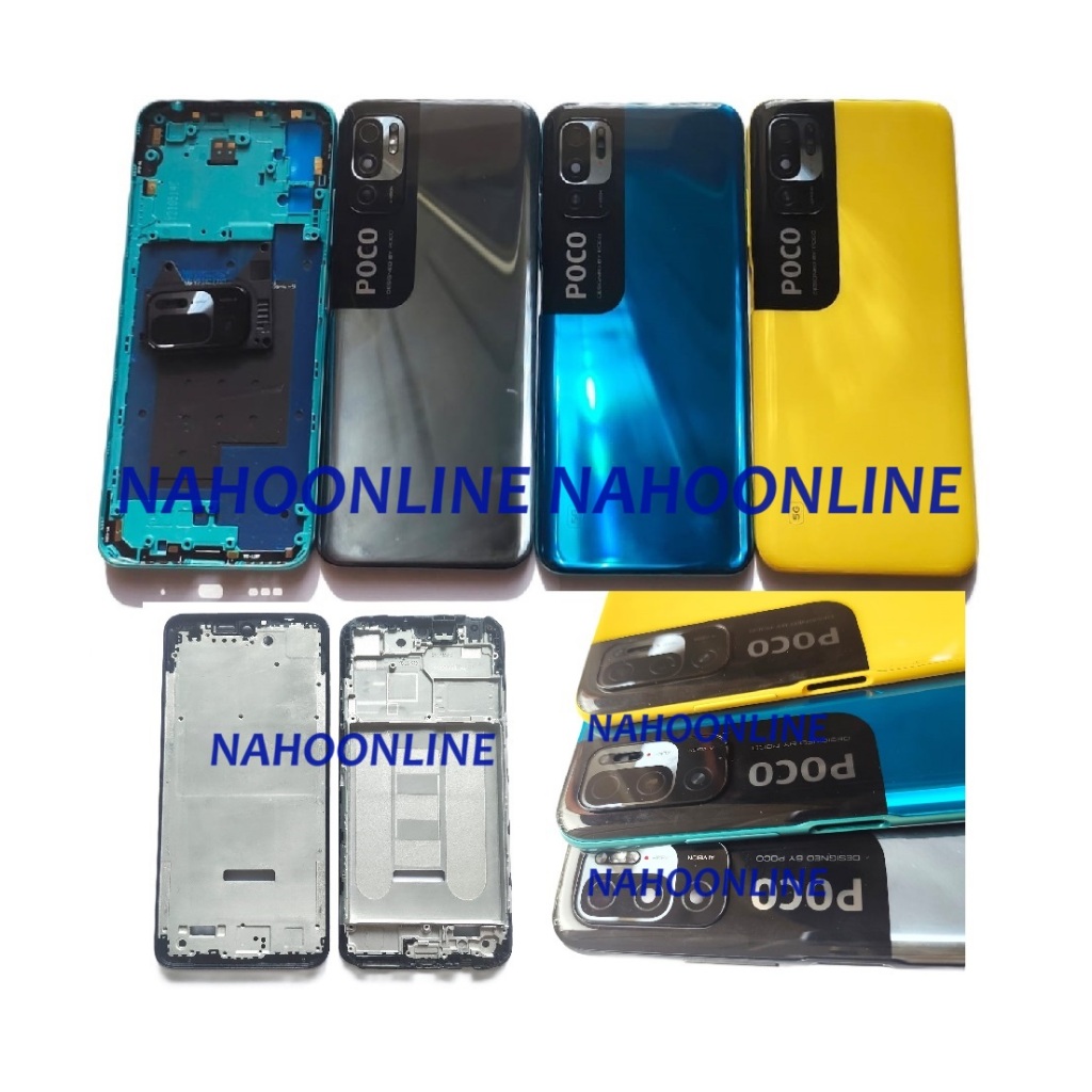 Jual TULANG BAZEL + BACK CASING HOUSING FULLSET XIAOMI POCO M3 PRO 5G ...
