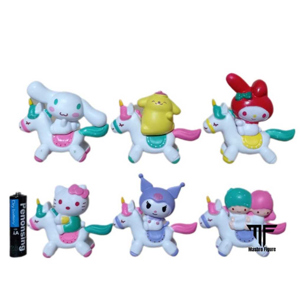 Jual Figure Mainan Topper Cake Sanrio Hello Kitty Kuromi Melody Pom Pom