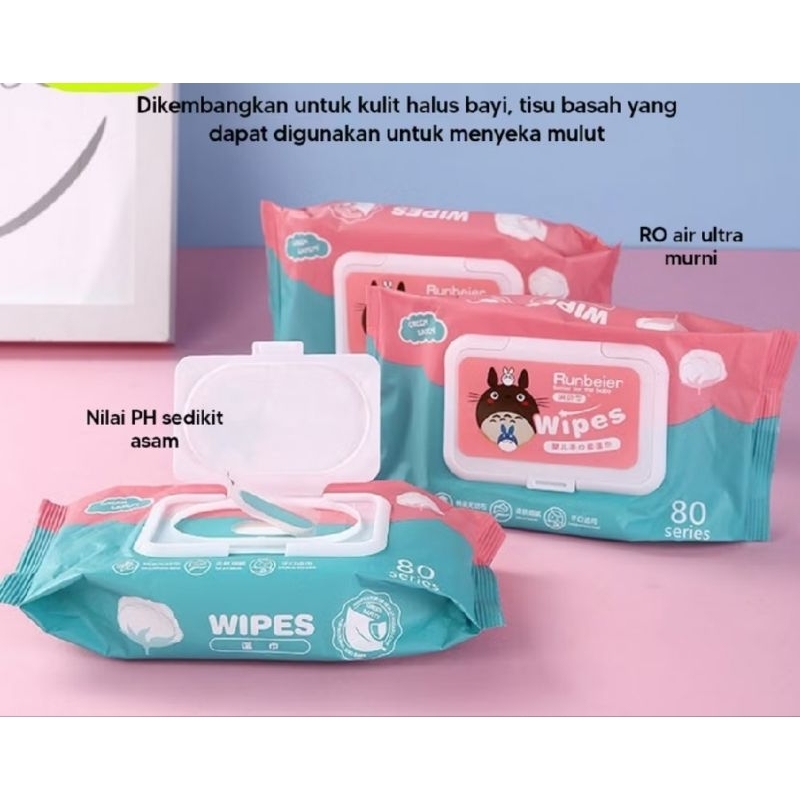 Jual Tissue basah non parfume / tissue basah aman untuk bayi dan dewasa ...